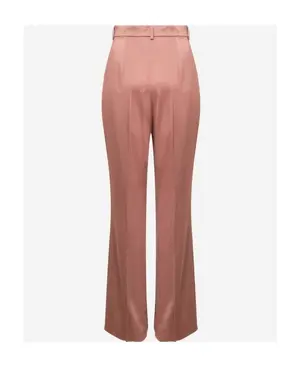 Nanushka Satin High Waist Pleated Trousers