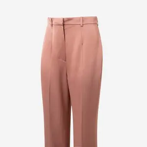 Nanushka Satin High Waist Pleated Trousers