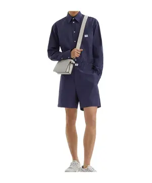 Fendi Buttoned Long-sleeved Shirt - Dark Blue