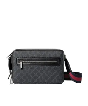 Gucci Medium Gg Crossbody Bag - Black