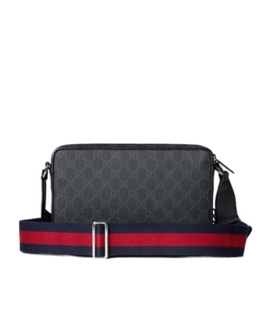 Gucci Medium Gg Crossbody Bag - Black
