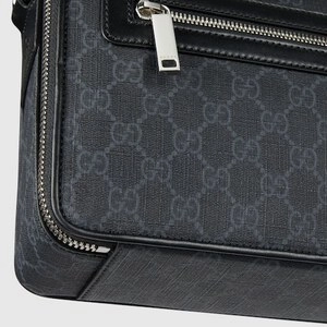 Gucci Medium Gg Crossbody Bag - Black