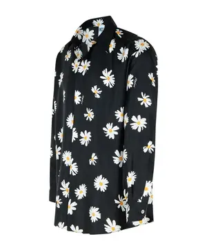 Moschino Floral Printed Long-sleeved Shirt