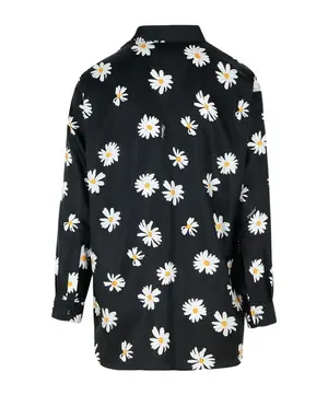 Moschino Floral Printed Long-sleeved Shirt