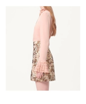 Valentino Garavani Georgette Ruffled Shirt