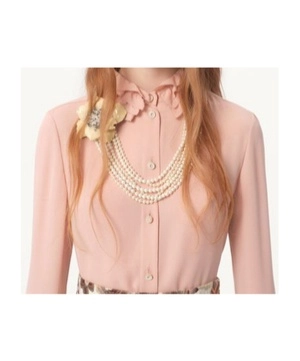 Valentino Garavani Georgette Ruffled Shirt