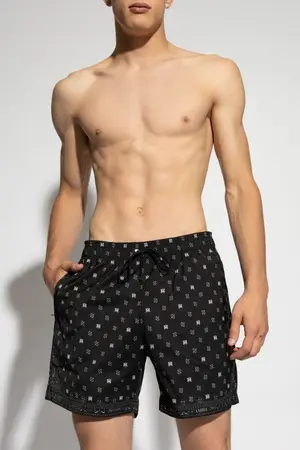 Amiri Ma Paisley Swim Shorts - Black
