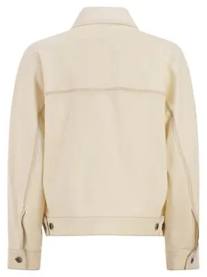 Max Mara Nettare Denim Jacket - Nude