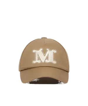 Max Mara Embroidered Monogram Baseball Cap - Multicolor