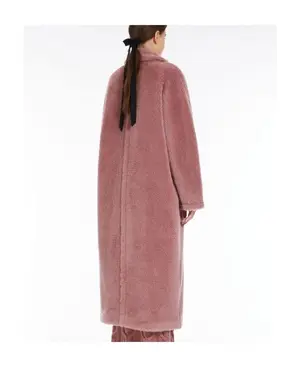 Max Mara Double-breasted Fleece Coat - No