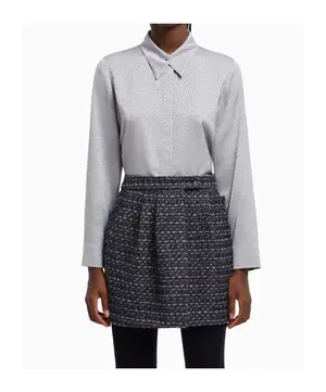 Emporio Armani Tweed Mini Skirt