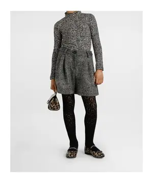 Dolce & Gabbana Leopard Print Ballet Flats With Bow Detailing