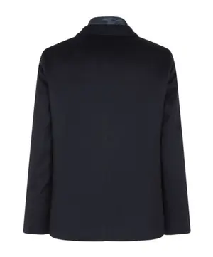 Herno Straight Hem Layered Jacket - Black