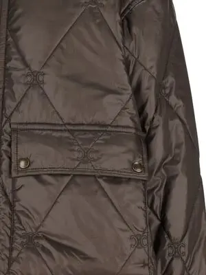 Celine Quilted Jacket In Light Nylon