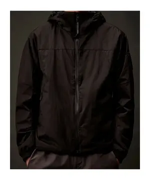 C.P. COMPANY Logo Patch Hooded Jacket