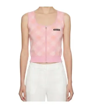 Marissa Chiara Zippered Knitted Vest