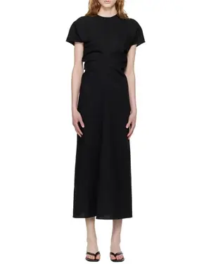 TOTEME Crewneck Dress With Slouched Waist
