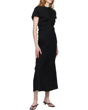 TOTEME Crewneck Dress With Slouched Waist
