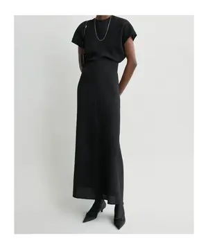 TOTEME Crewneck Dress With Slouched Waist