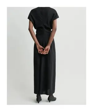 TOTEME Crewneck Dress With Slouched Waist