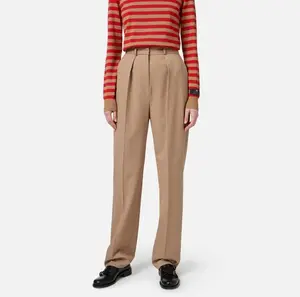 Elisabetta Franchi Tailored Pleated Trousers - Brown