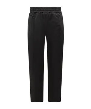 Palm Angels Curved Logo Elastic Waist Trousers