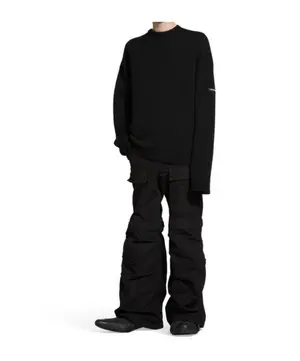 Balenciaga Logo Patch Knitted Jumper