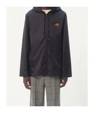 Valentino Garavani Zip-up Hooded Jacket With Logo Detail