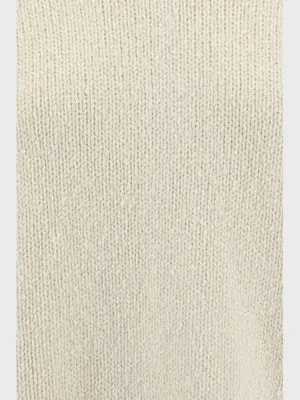 JIL SANDER High Neck Long Sleeve Jumper - Nude