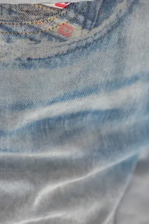 DIESEL® Straight Leg Jeans With Faded Wash