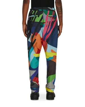 Sacai Printed Casual Pants With Belted Waist