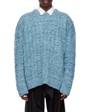 MAISON MARGIELA Ribbed-knit Crew Neck Jumper