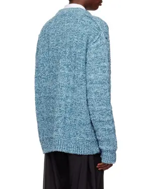 MAISON MARGIELA Ribbed-knit Crew Neck Jumper