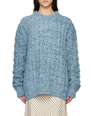 MAISON MARGIELA Ribbed-knit Crew Neck Jumper