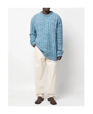 MAISON MARGIELA Ribbed-knit Crew Neck Jumper