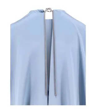 Max Mara Managua Cape Dress - Blue