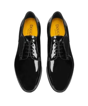 DOUCAL'S Patent Leather Derby Shoes