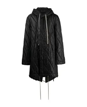 Rick Owens Fishtail Padded Hooded Parka