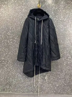 Rick Owens Fishtail Padded Hooded Parka