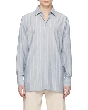 MAISON MARGIELA Candy-striped Shirt - White