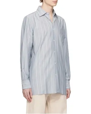 MAISON MARGIELA Candy-striped Shirt - White