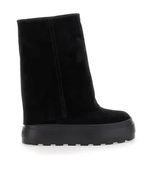 Casadei Layered Platform Boots