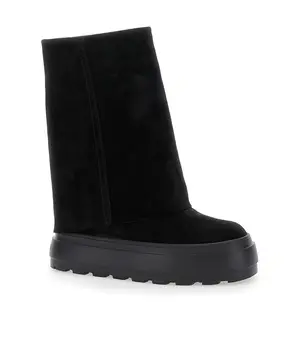 Casadei Layered Platform Boots