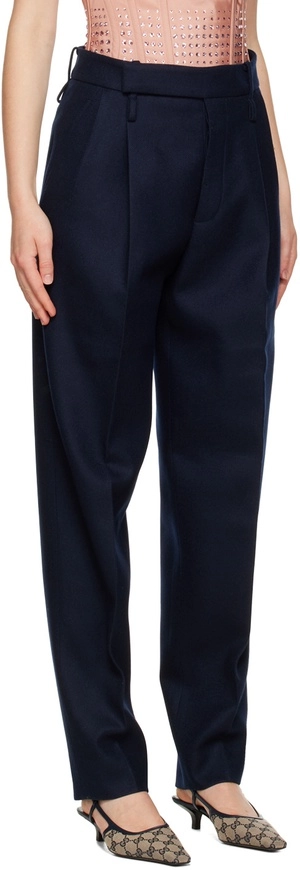 Gucci Light Tailored Cashmere Trousers - Blue