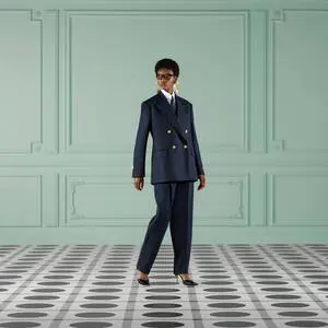 Gucci Light Tailored Cashmere Trousers - Blue