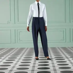 Gucci Light Tailored Cashmere Trousers - Blue