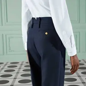 Gucci Light Tailored Cashmere Trousers - Blue