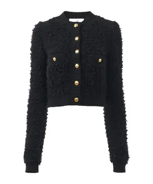 Chloé Fitted Cardigan With Gold-toned Buttons
