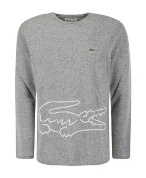 Comme Des Garçons Round Neck Long Sleeve Sweater