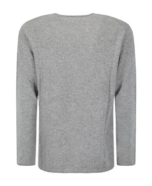 Comme Des Garçons Round Neck Long Sleeve Sweater